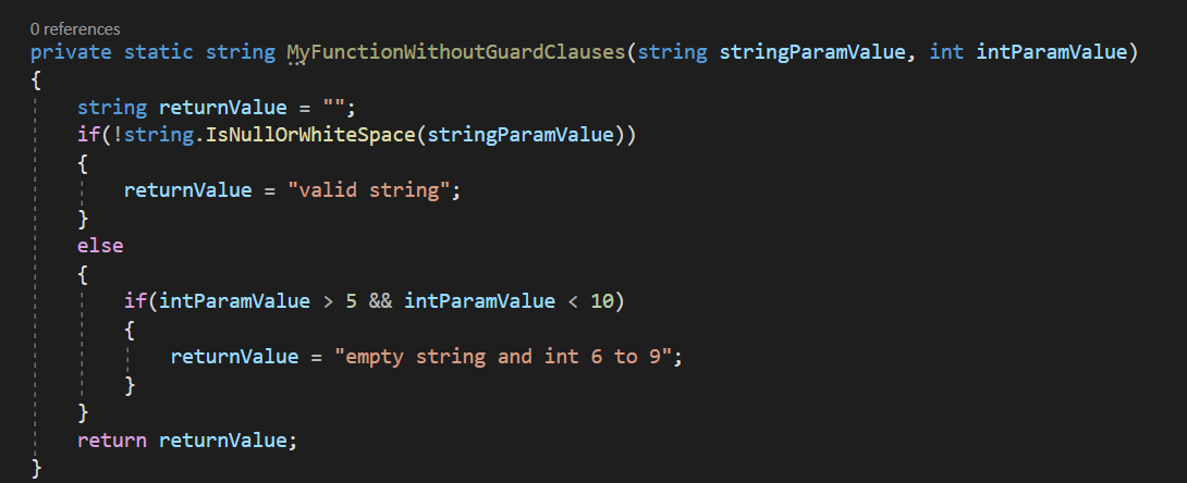 C# Simplify Validation With Guard Clauses – Frank Stadler